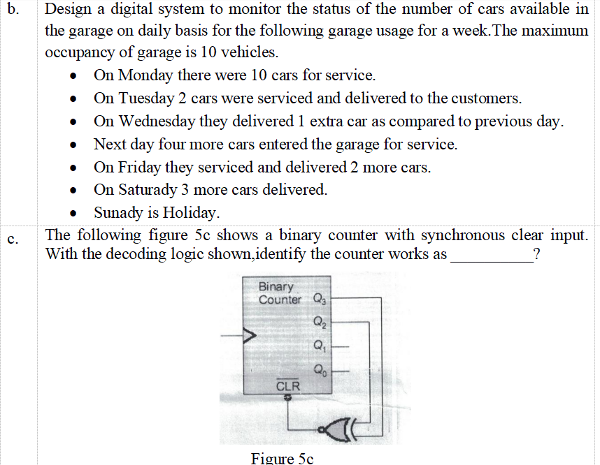 Solved b. ﻿Design a digital system to monitor the status of | Chegg.com