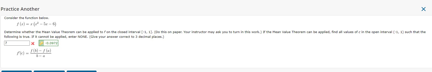Solved Practice Another Consider the function below. | Chegg.com