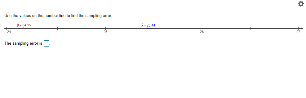 Solved Use the values on the number line to find the | Chegg.com