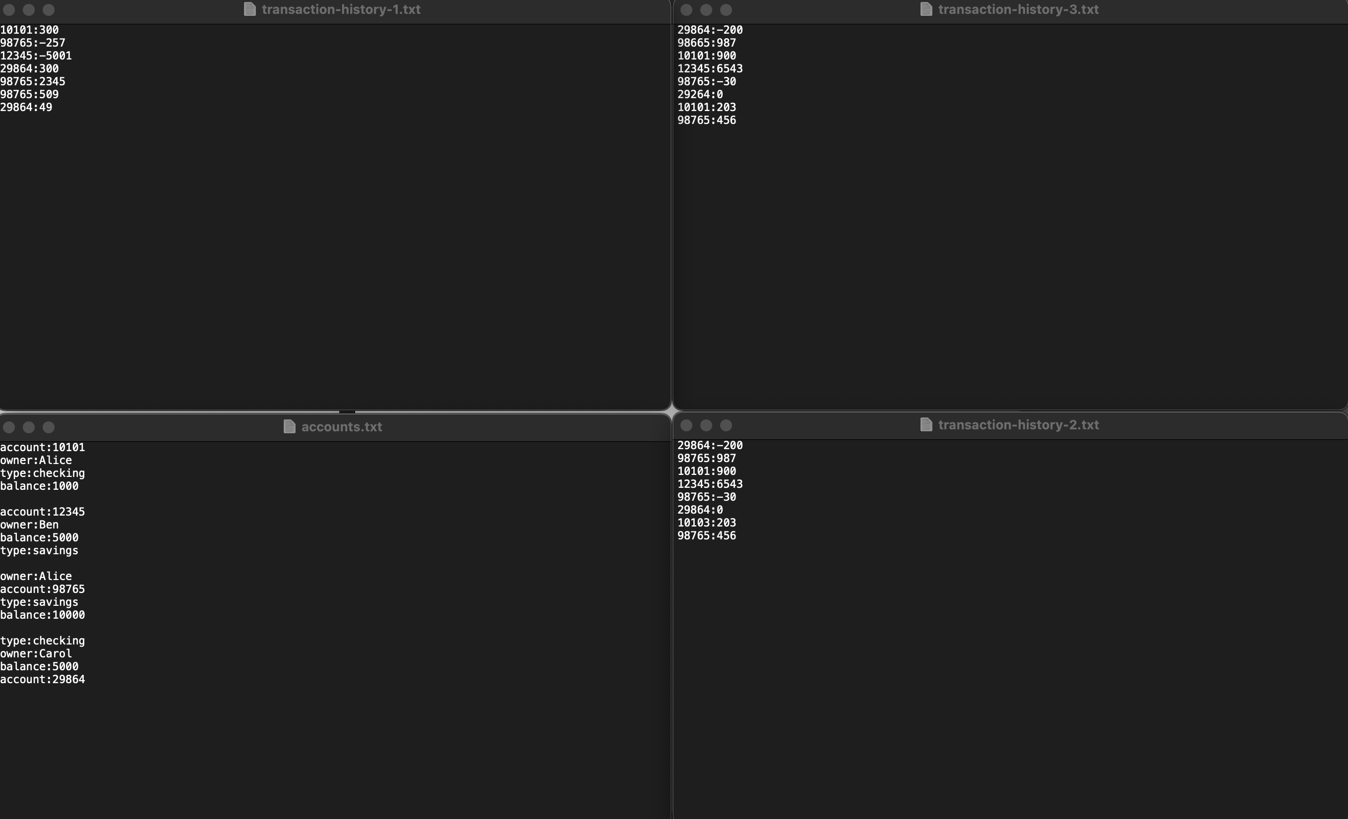 Solved 1. BankAccount class In a file called BankAccount.py, | Chegg.com