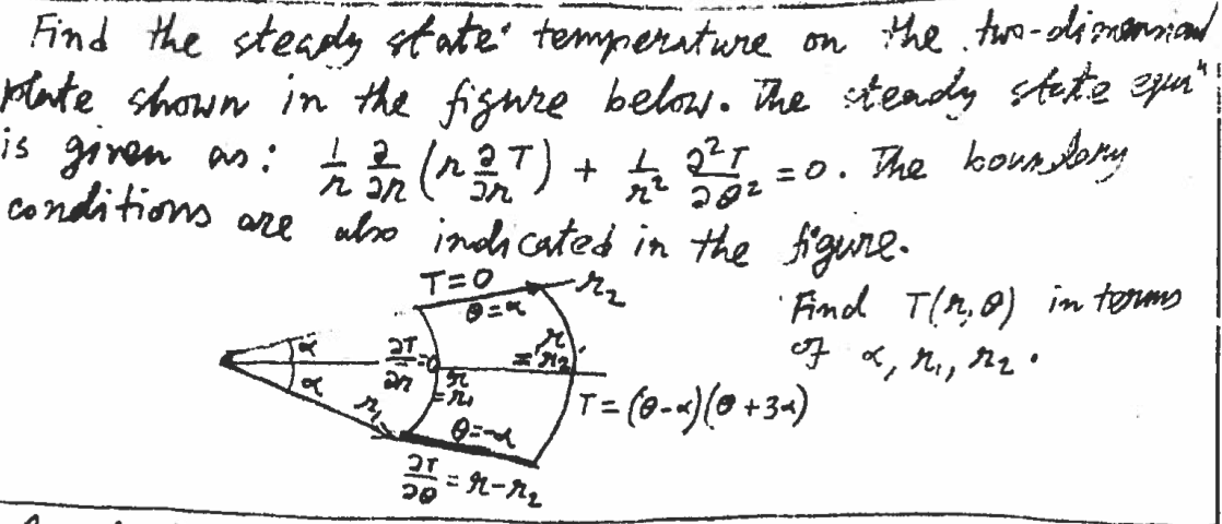 Solved Find the steady state temperature on the | Chegg.com
