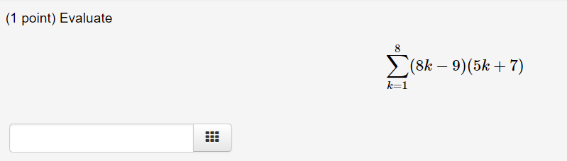 Solved (1 point) For each sequence, find a formula for the | Chegg.com