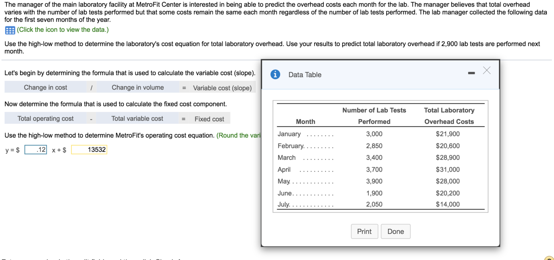 Solved The manager of the main laboratory facility at | Chegg.com