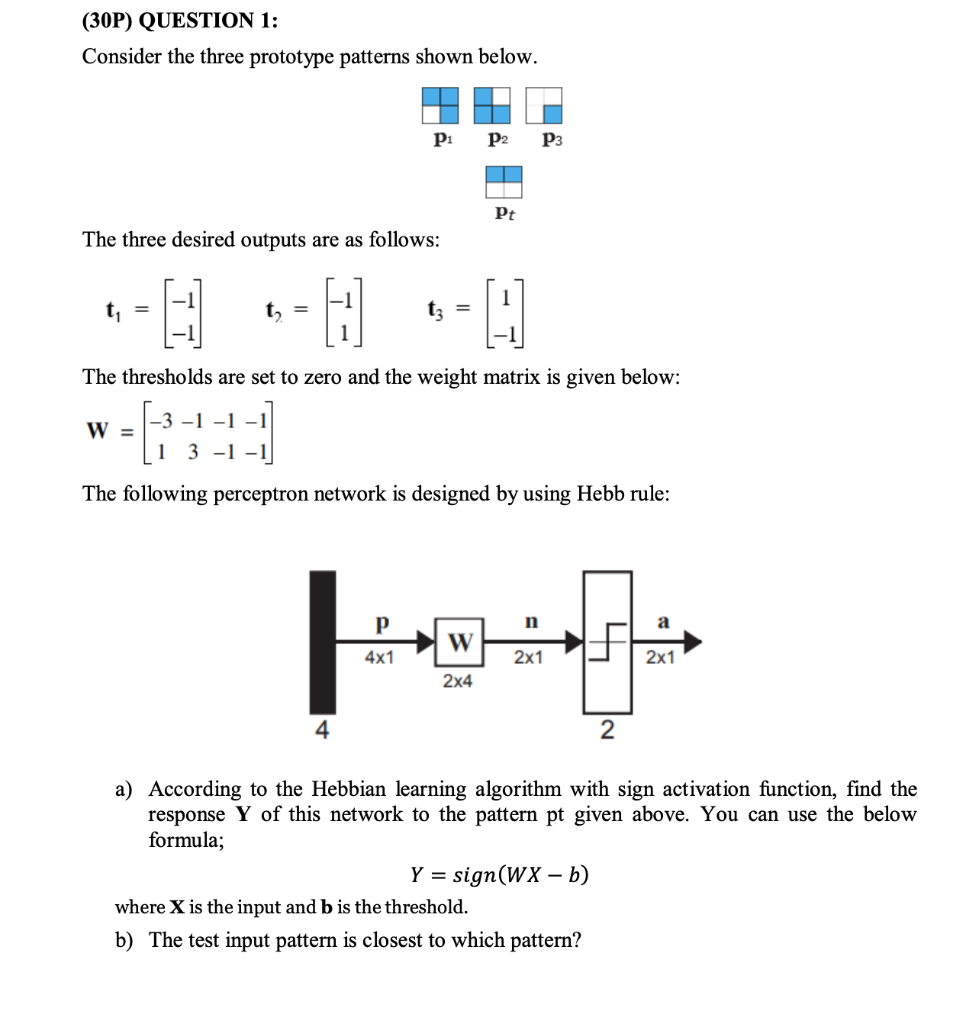 Solved (30P) QUESTION 1: Consider the three prototype | Chegg.com