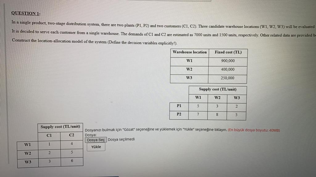 Solved QUESTION 1: In a single product, two-stage | Chegg.com