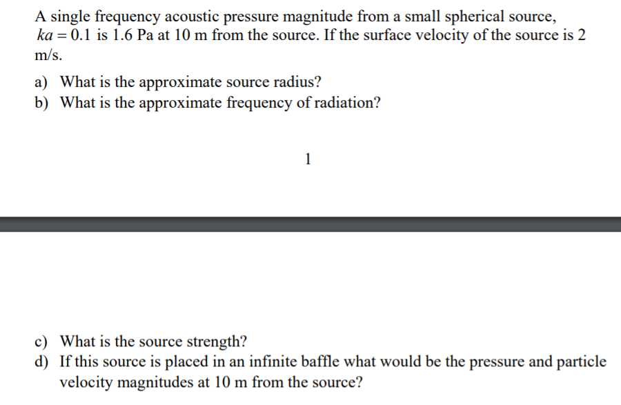 Solved use a characteristic impedance of 415 Rayls and a | Chegg.com