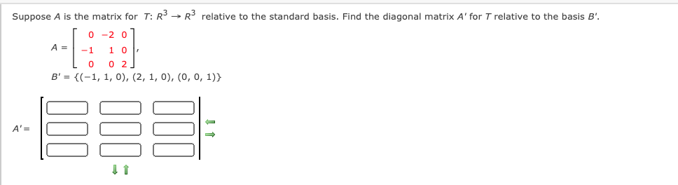 Solved Suppose A is the matrix for T: R3 R3 relative to the | Chegg.com