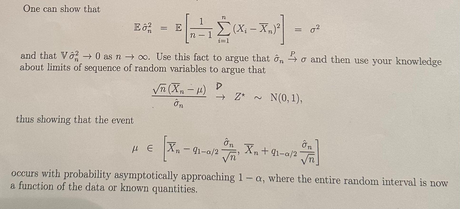 Solved 6. From the Central Limit Theorem, we know that | Chegg.com