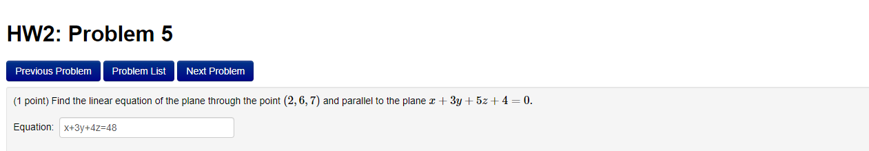 Solved HW2: Problem 5 Previous Problem Problem List Next | Chegg.com