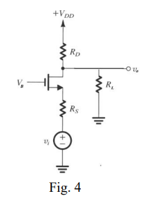 Solved 5. A CG amplifier using an NMOS transistor for which | Chegg.com