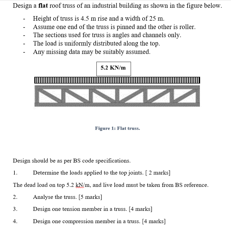 Solved note: take DL = 5.2 KN/m, show drawing steps. the | Chegg.com