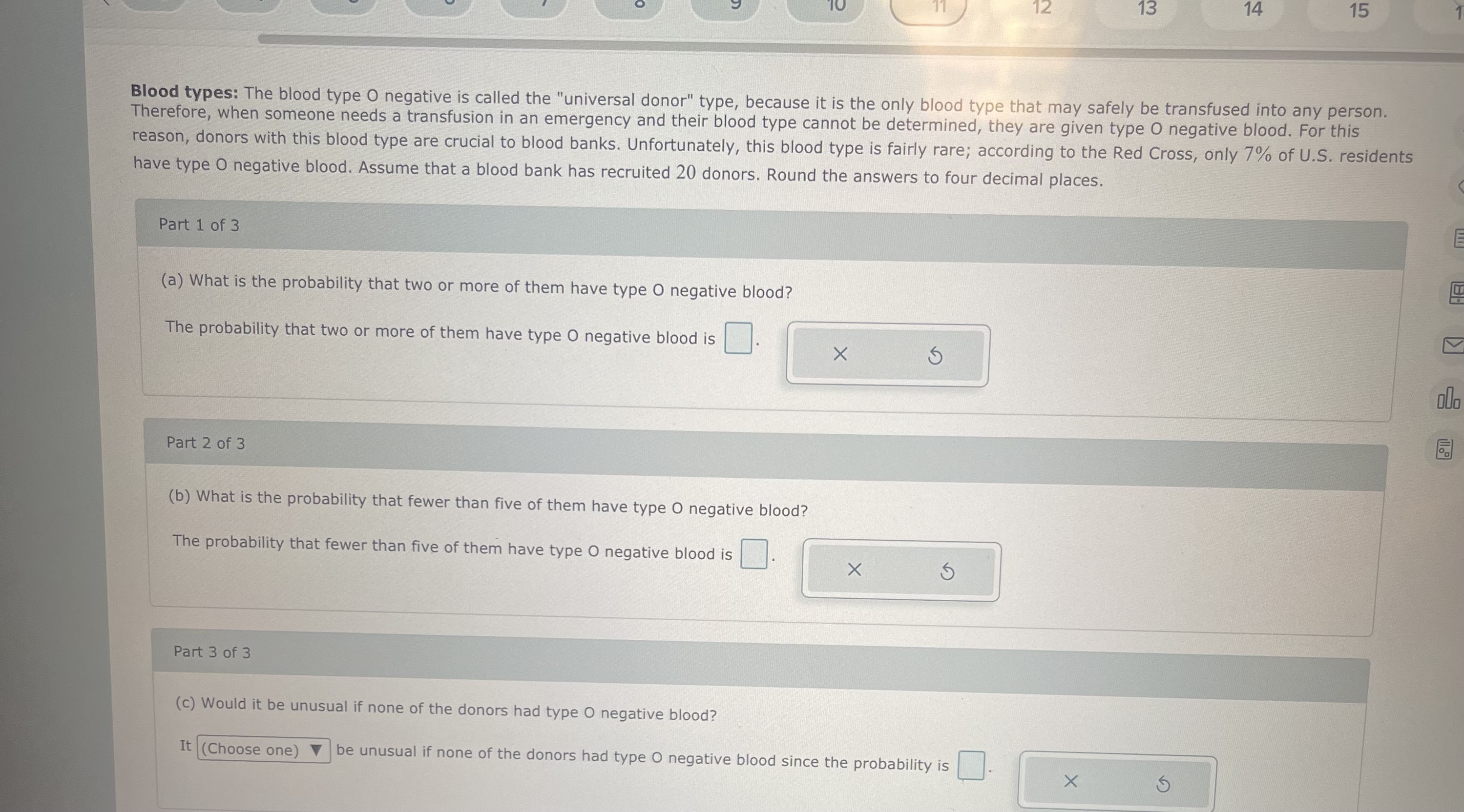 Solved Blood types: The blood type 0 negative is called the | Chegg.com
