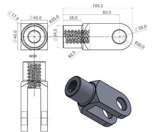 Solved Show the raw material (draft) dimensions, machine | Chegg.com