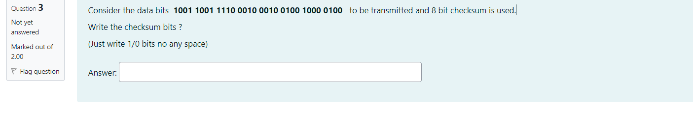 Solved Consider the data bits | Chegg.com
