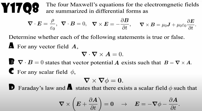 Solved The four Maxwell's equations for the electromgnetic | Chegg.com