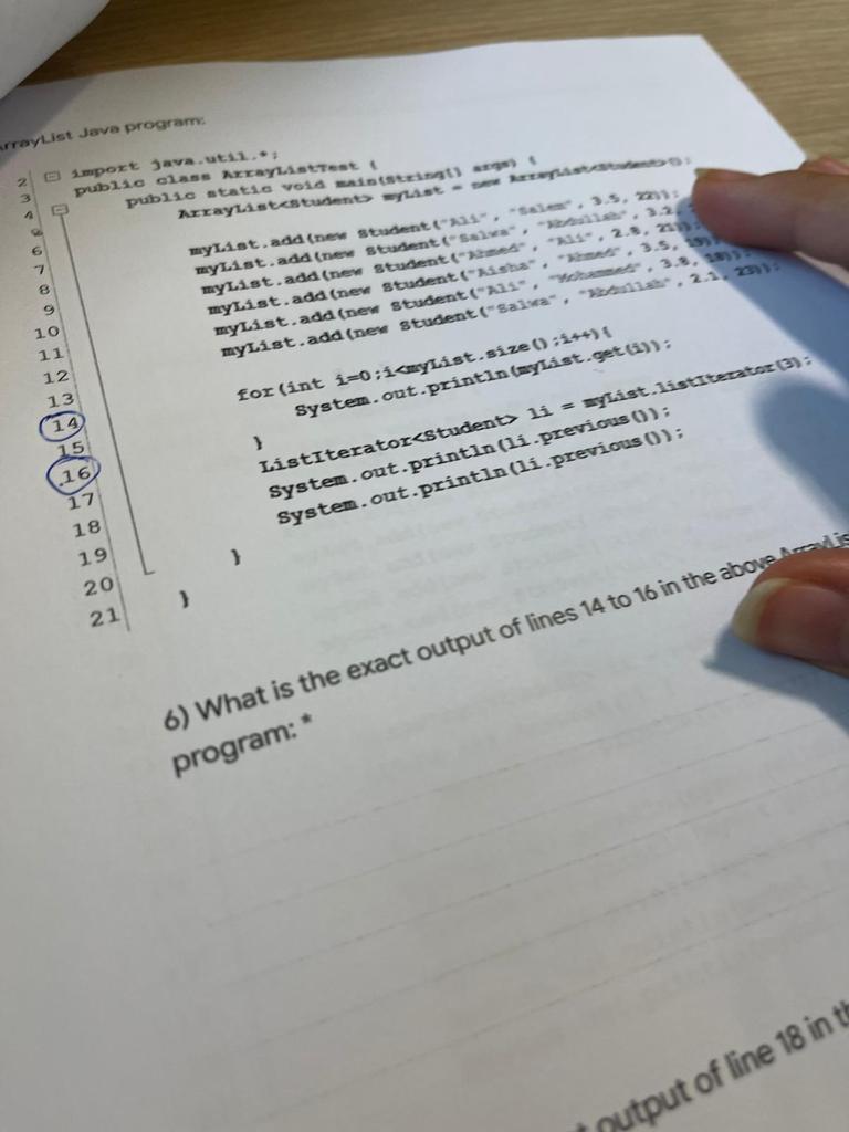 Solved ArrayList Java program: 2 E import java.util.; 3 4 B | Chegg.com