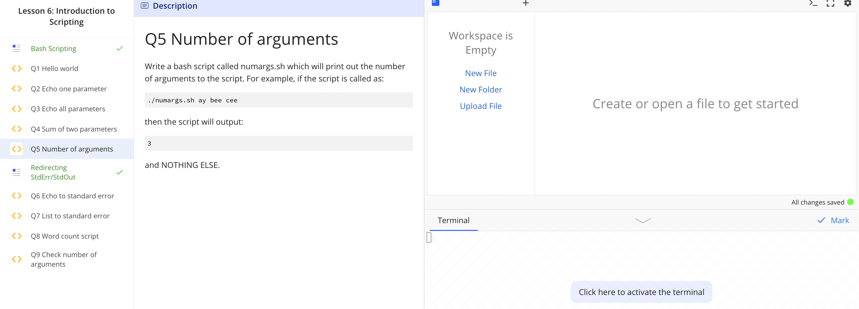 Solved Q2 Echo one parameter Write a bash script called | Chegg.com