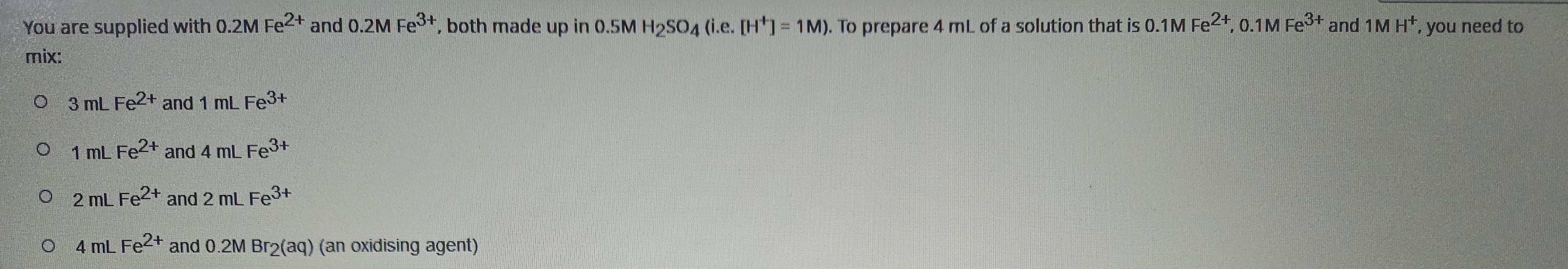 Solved You are supplied with \\( 0.2 \\mathrm{M} | Chegg.com