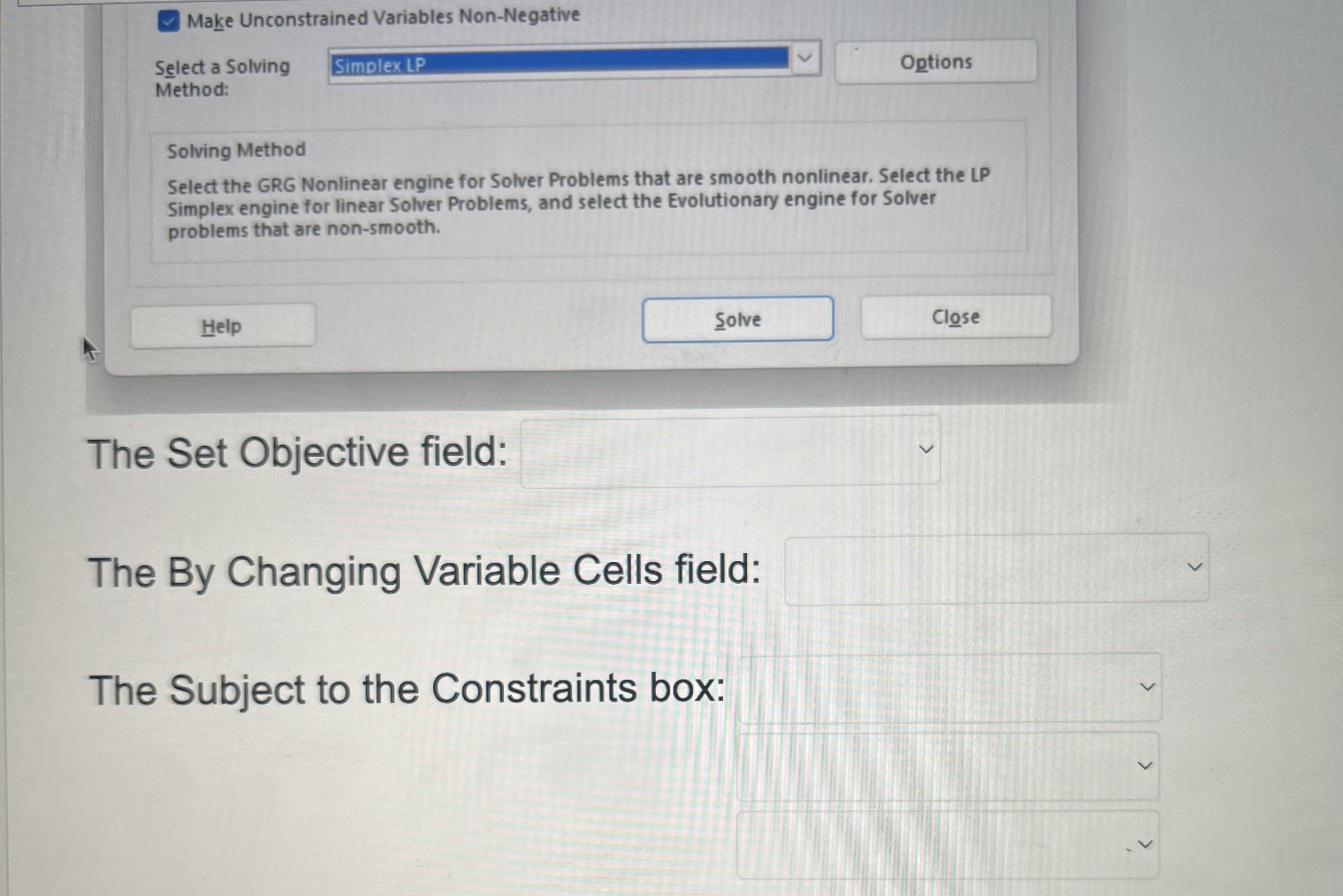Make Unconstrained Variables Non-Negative Select a | Chegg.com