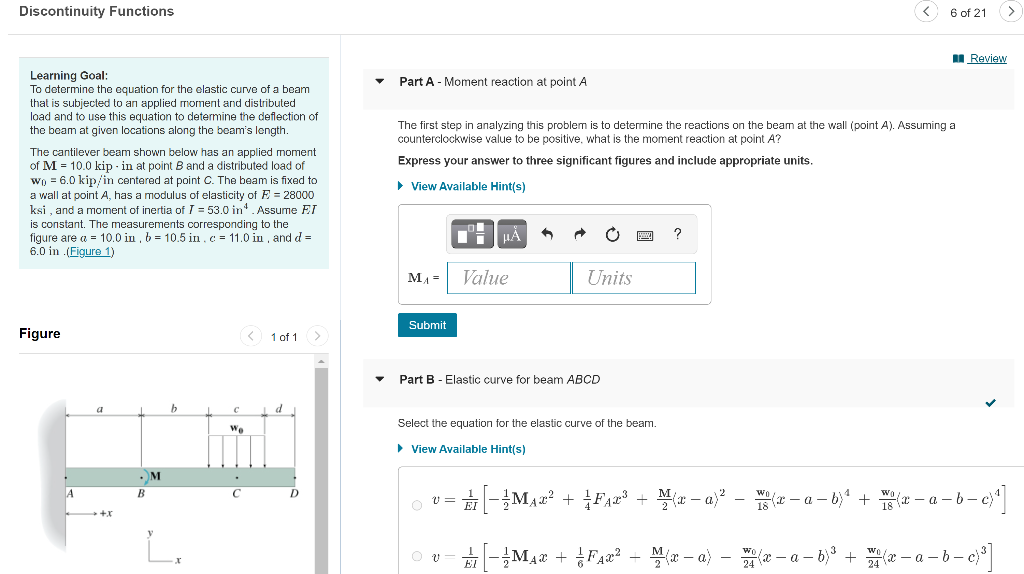 Solved Discontinuity Functions