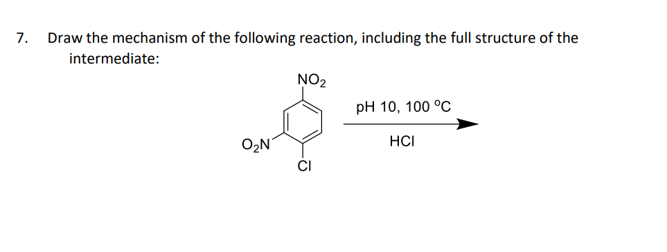 Solved Draw the mechanism of the following reaction, | Chegg.com
