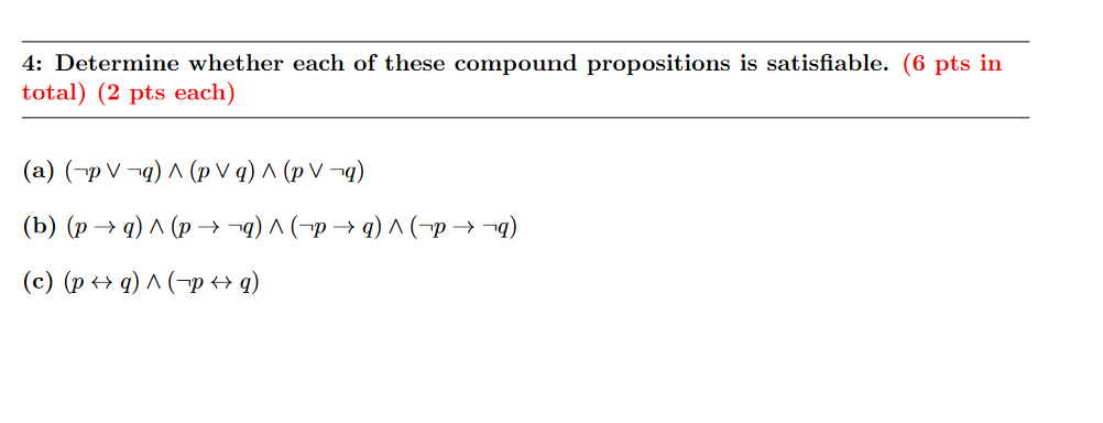 Solved 4: Determine whether each of these compound | Chegg.com