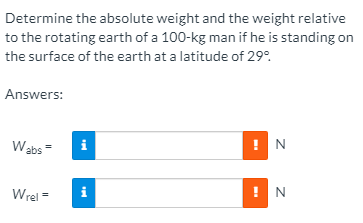 Solved Determine the absolute weight and the weight relative | Chegg.com