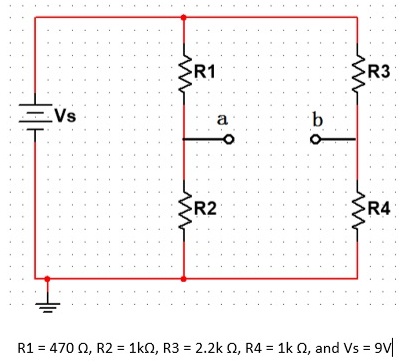 Solved Build the following circuit on a | Chegg.com