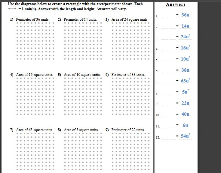 Solved Use the diagrams below to create a rectangle with the | Chegg.com