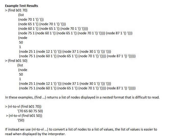 Solved BST Programming Project Part 1 BST (Binary Search | Chegg.com