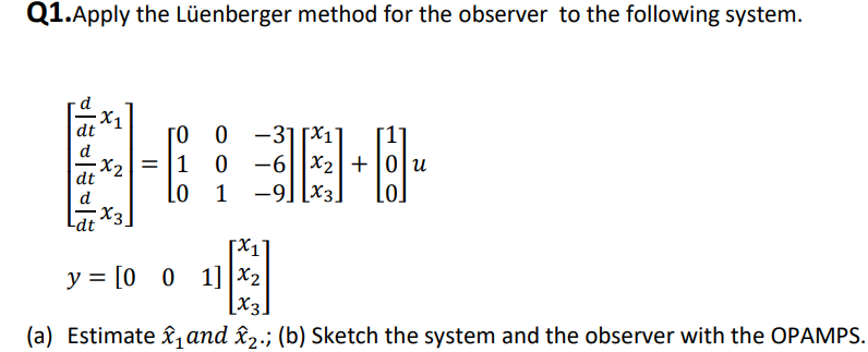 A solution is required according to the Luenberger | Chegg.com