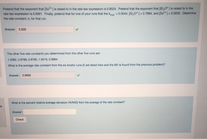 Solved What Is The Percent Relative Average Deviation From