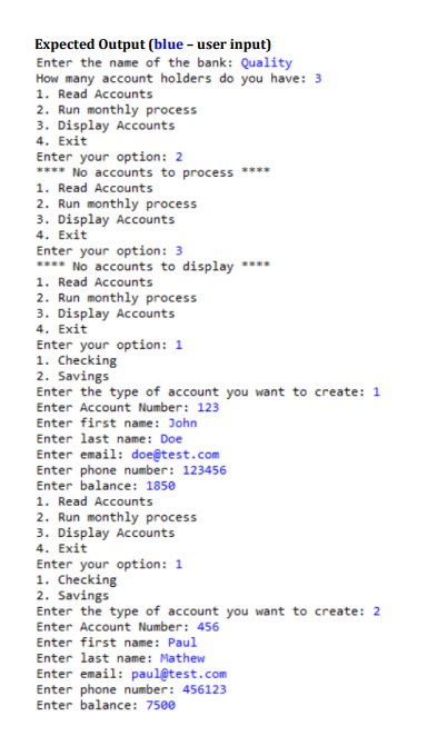 Solved Person class Instance variables: firstName(String), | Chegg.com