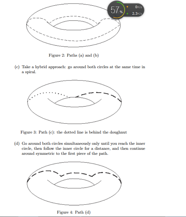Solved Consider a doughnut whose hole in the center has | Chegg.com