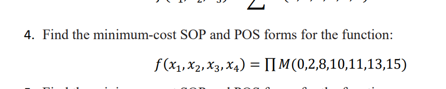 Solved 4 ï Please Solve With Work Shown Chegg