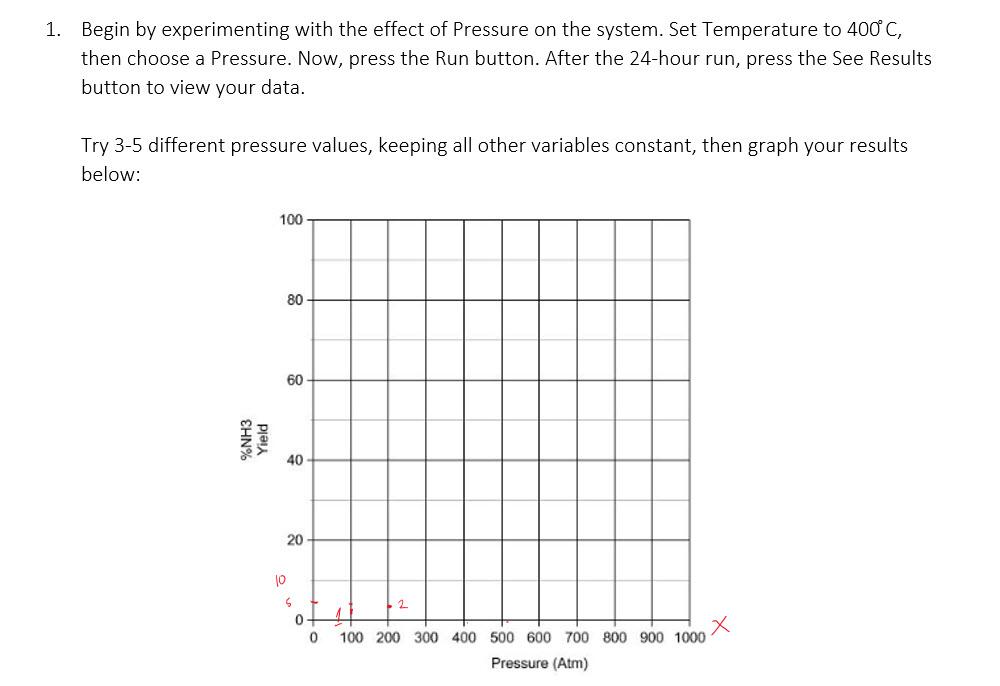 Solved 1. Begin by experimenting with the effect of Pressure | Chegg.com