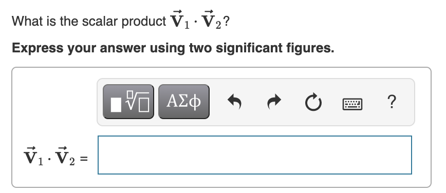Solved Vector V1 points along the z axis and has magnitude | Chegg.com