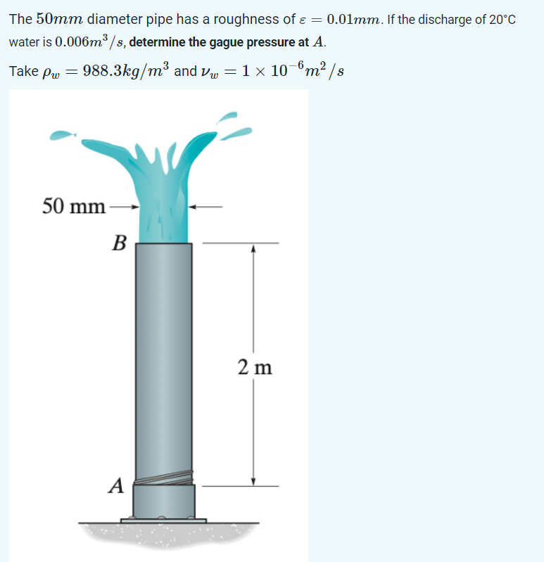 Solved determine gauge pressure at a | Chegg.com