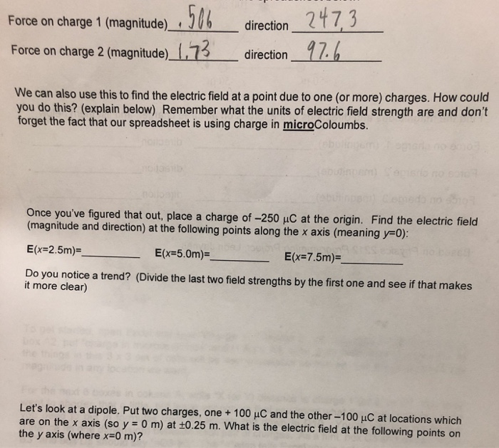 Solved Physics 2 Programming Lab on Coulomb’s Law and the | Chegg.com