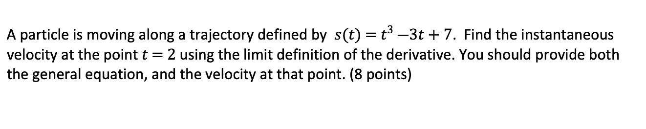 Solved A particle is moving along a trajectory defined by | Chegg.com