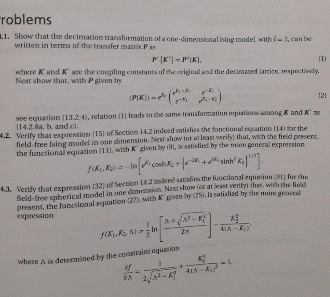 Solved roblems 2.1. Show that the decimation transformation | Chegg.com