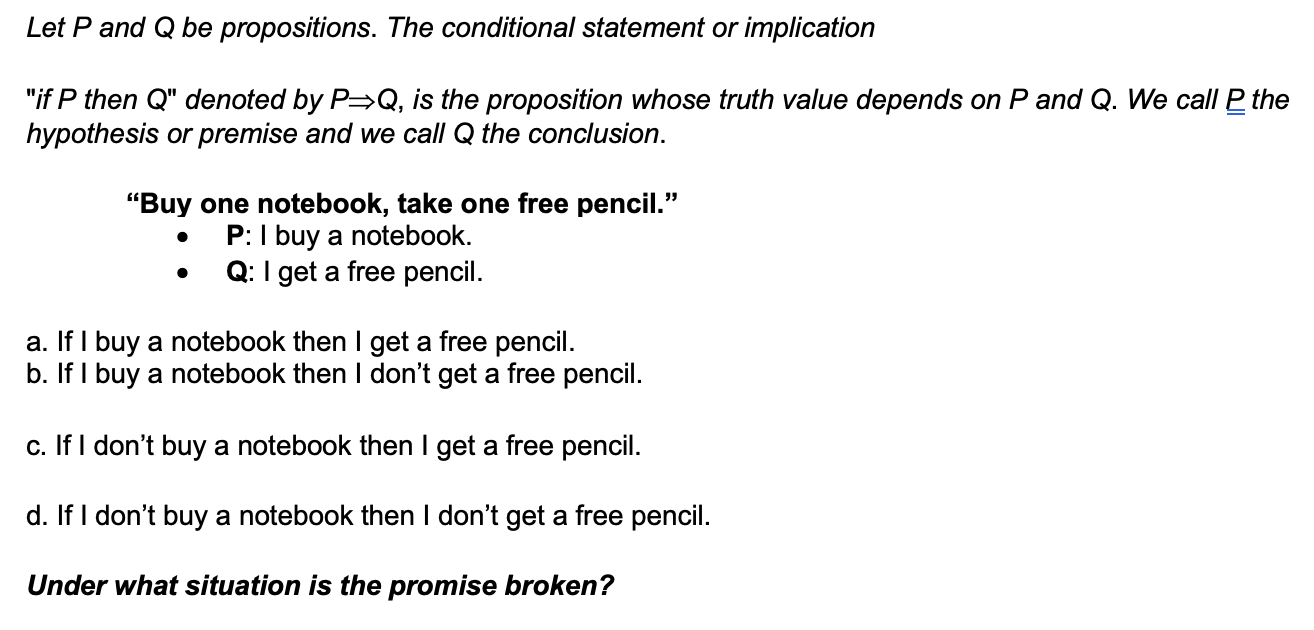 Solved Let P and Q be propositions. The conditional | Chegg.com