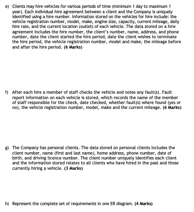Solved INSTRUCTION 1. Create a Crow's Foot ER diagram for | Chegg.com