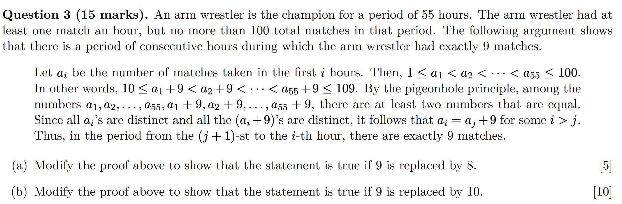 Solved Question 3 (15 marks). An arm wrestler is the | Chegg.com