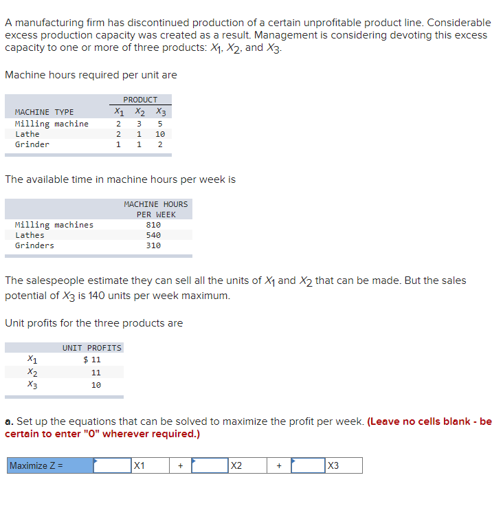 Solved A manufacturing firm has discontinued production of a | Chegg.com