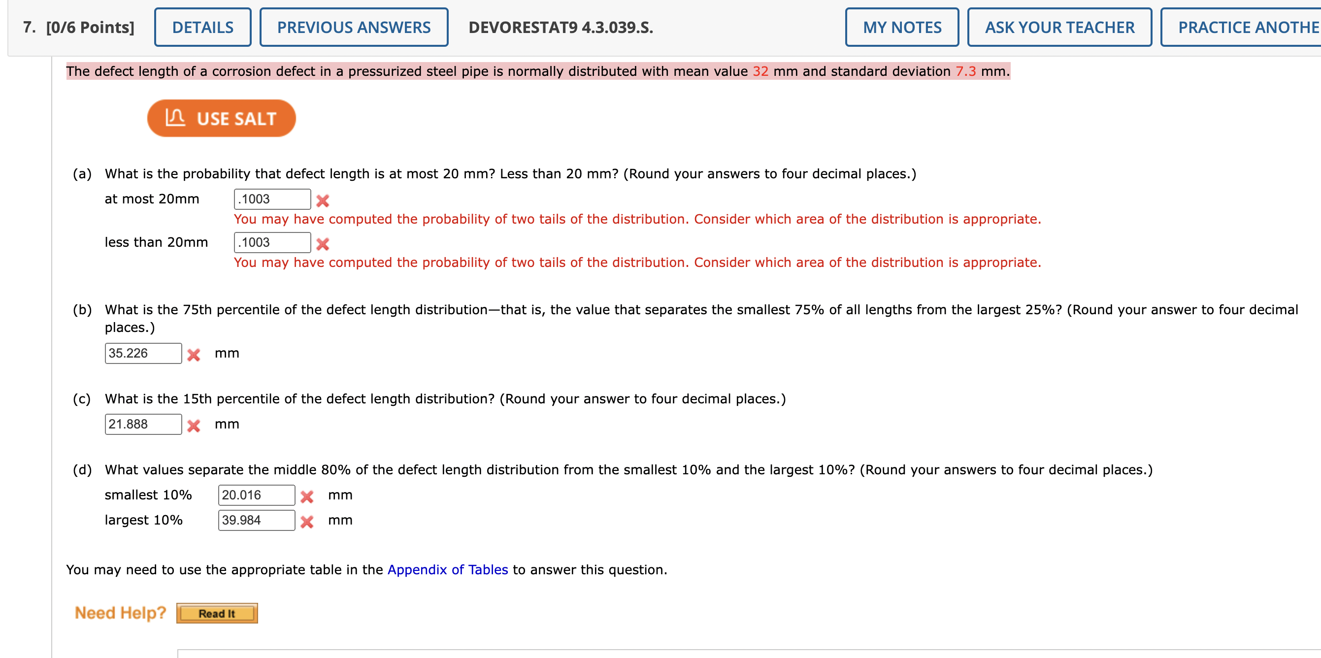 Solved The defect length of a corrosion defect in a | Chegg.com
