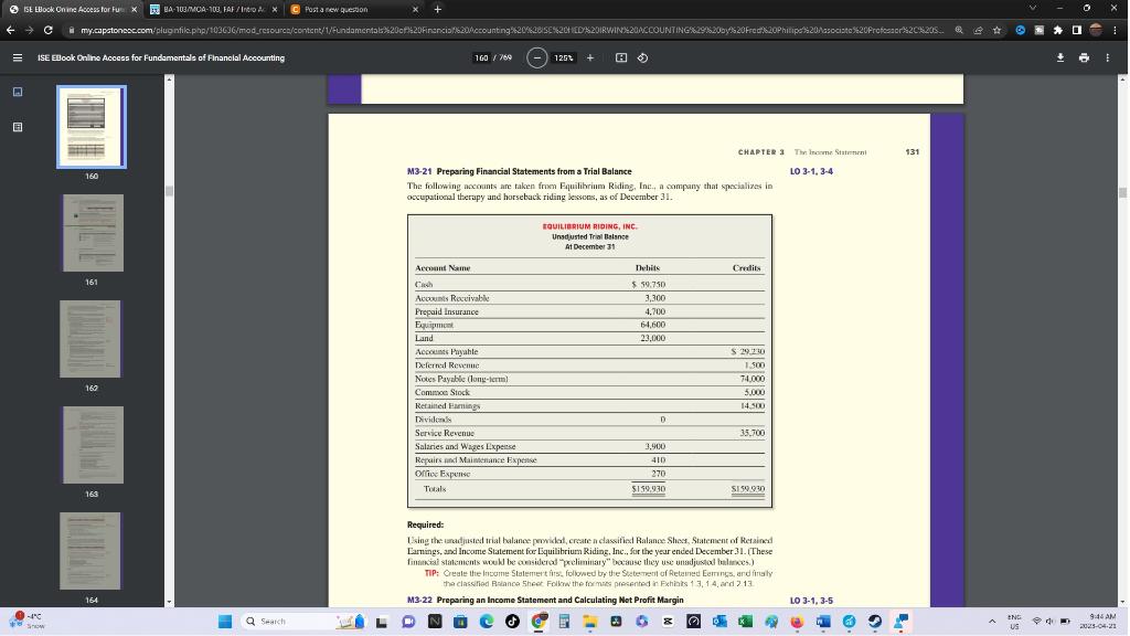 Solved This assignment is based on Textbook Exercise- M3 -21 | Chegg.com