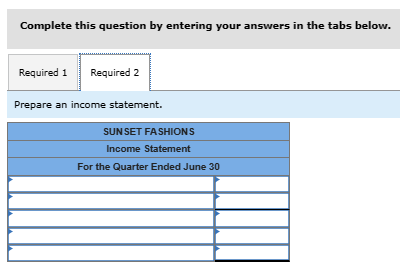 Solved Exerclse 2-49 (Algo) Prepare Statements for a | Chegg.com