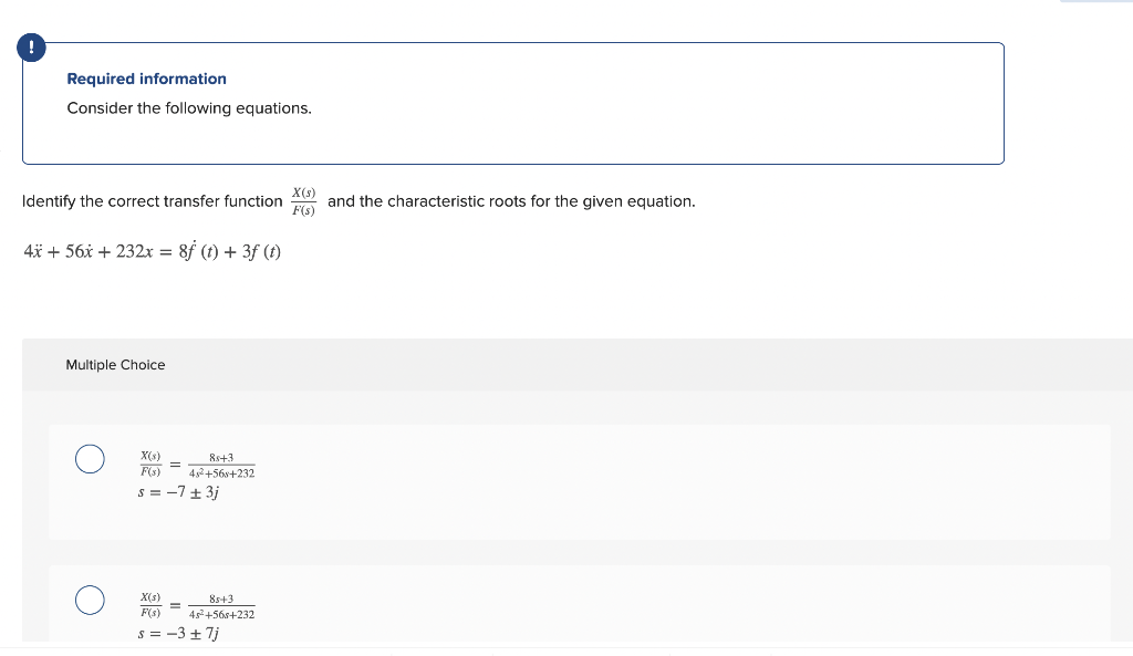 Solved Required information Consider the following | Chegg.com