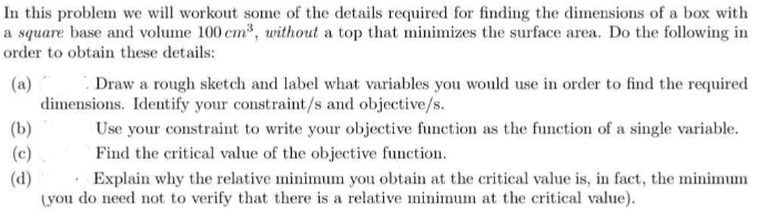 Solved In this problem we will workout some of the details | Chegg.com